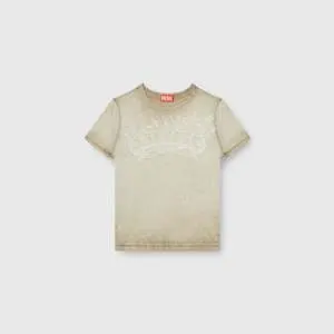DIESEL® Slim Fit T-shirt With Tonal Logo Print - Beige