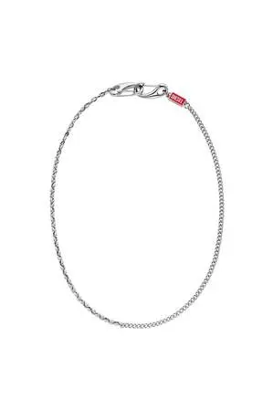 DIESEL® Stainless Steel Multi-wear Chain Necklace - Silver