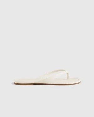 Quince Italian Leather Flip Flops
