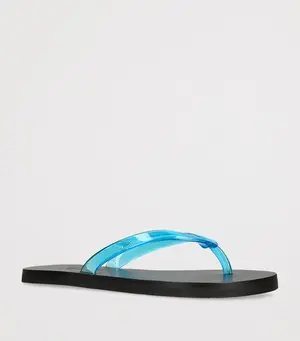 ANCIENT GREEK SANDALS Saionara Jelly Flip Flops - Blue