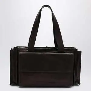 Miu Miu Lambskin Shopping Bag - Brown