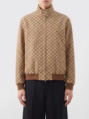 Gucci Gg Monogram Zip-up Bomber Jacket
