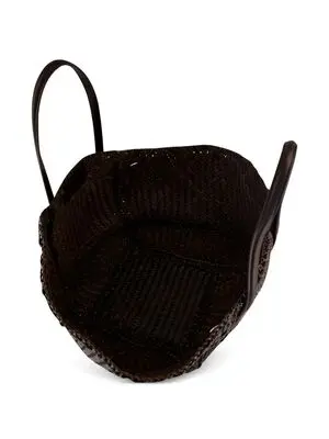 Dragon Diffusion Woven Top Handle Bag
