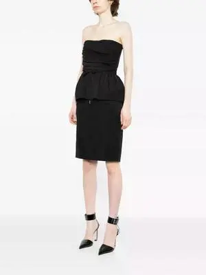 Dsquared2 Strapless Peplum Dress