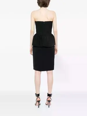 Dsquared2 Strapless Peplum Dress