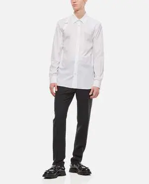 Alexander McQueen Harness Cotton Shirt - Multicolor