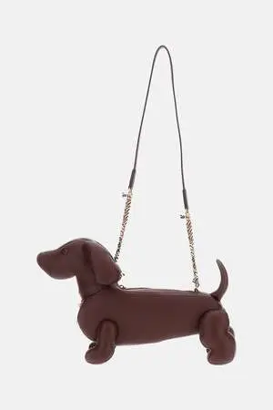 Thom Browne Mini Hector Bag In Pebble Grain Leather - Multicolor