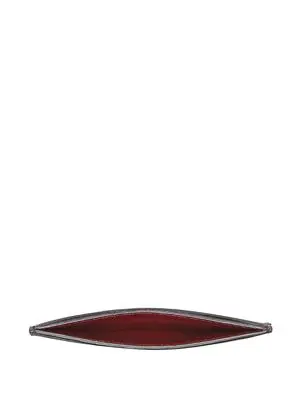FERRAGAMO Two-tone Gancini Card Holder - Black