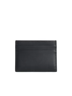 Dolce & Gabbana Card Holder With Leather 'dg Logo - Black