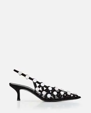 Attico THE ATTICO "Grid" Slingback 50 Mm Multicolor