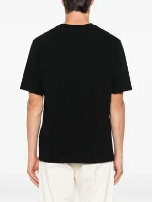 Jacquemus Le T-shirt Gros Grain In Cotton - Black