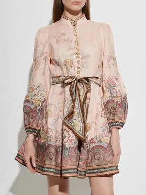 Zimmermann Alchemy Button Mini Dress