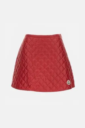 Moncler Quilted Flared Skirt