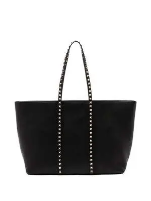 Valentino Garavani Rockstud Shopper In Grainy Leather