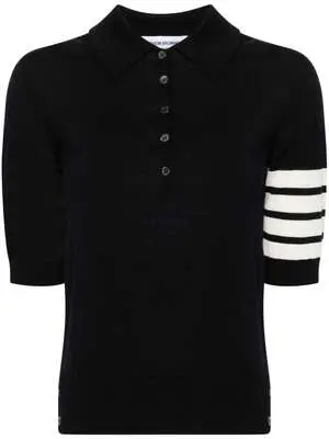 Thom Browne Virgin Wool Polo Shirt