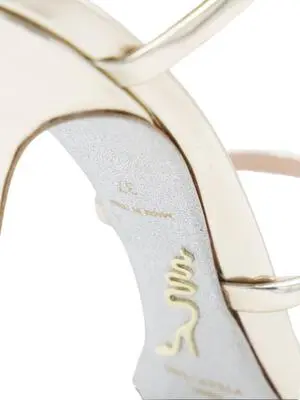 Rene Caovilla Metallic Stiletto Sandals - Multicolor