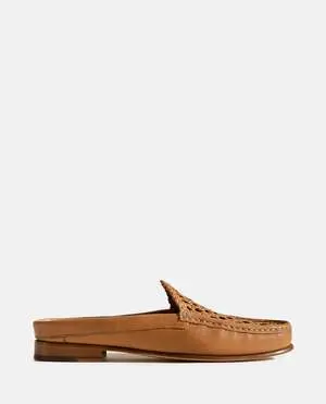 Hereu Murilla Sabot Mules With Perforated Detail - Multicolor
