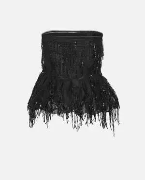 ROTATE BY BIRGER CHRISTENSEN Sequin Embellished Sleeveless Top - Multicolor