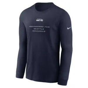 Nike Seattle Seahawks Dri-fit Nfl Long-sleeve T-shirt - Blue