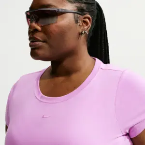 Nike Chill Knit Cropped T-shirt - Purple