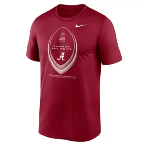 Nike Alabama Primetime Football Icon Legend Men's Dri-fit College T-shirt Red