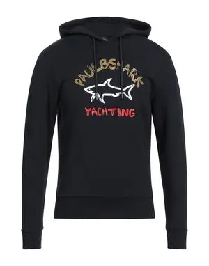 Paul & Shark Organic Cotton Terry Hoodie With Logo Print