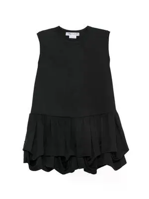 Comme Des Garçons Jersey Sleeveless Top - Black