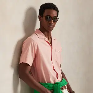 Ralph Lauren Classic Fit Oxford Camp Shirt - Peach