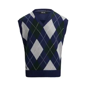 Ralph Lauren Big Fit Performance Argyle Sweater Vest