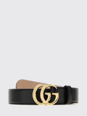Gucci Belt With Gold Tone Buckle