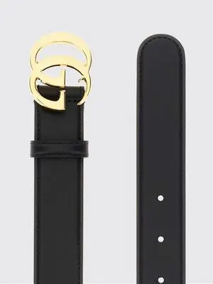 Gucci Belt With Gold Tone Buckle