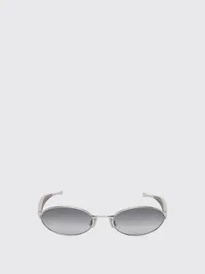 Bottega Veneta Oval Sunglasses - Silver