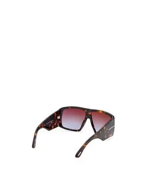 TOM FORD Raven Square Frame Sunglasses
