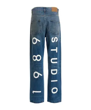 1989 STUDIO Logo Print Jeans