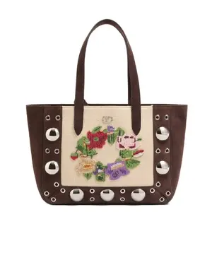Valentino Garavani Embroidered Medium Shopping Bag - Multicolor