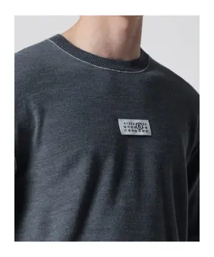 MAISON MARGIELA Long Sleeve Crew Neck Sweater With Numeric Logo