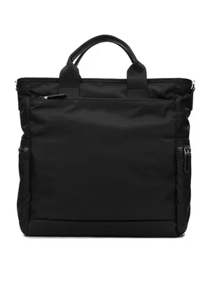 Prada Re-nylon Logo-plaque Tote Bag