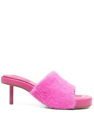 Jacquemus Textured Finish Open-toe Mules - Multicolor
