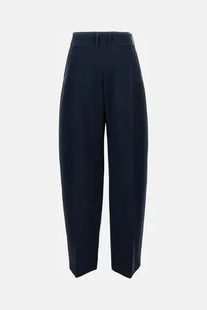 Alexander McQueen Wide-leg Pleated Wool Trousers - Multicolor