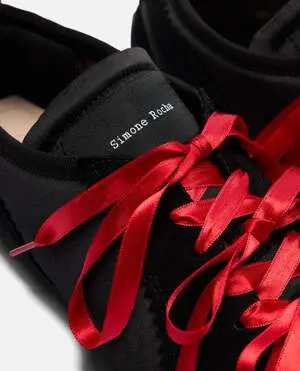 Simone Rocha Ballerina Grip Trainers With Bow Detailing