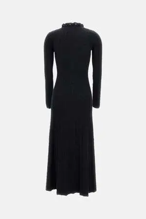 Rabanne Long Sleeve High Neck Dress