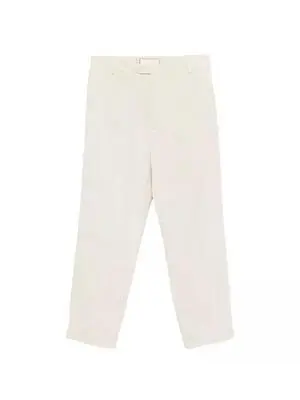 BONHEUR Belt-loop Pleated Trousers - Neutrals