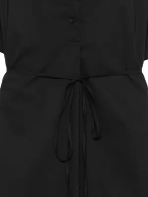 Aspesi Short-sleeved Dress With Waist Tie