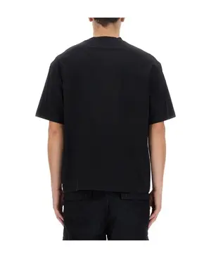 Neil Barrett Logo Patch Crewneck T-shirt