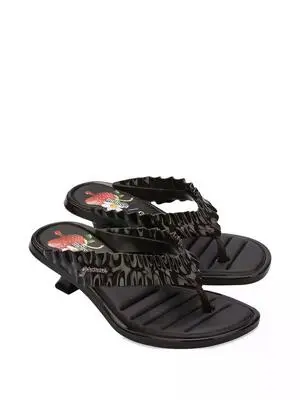 Melissa Ruffled Thong Sandals