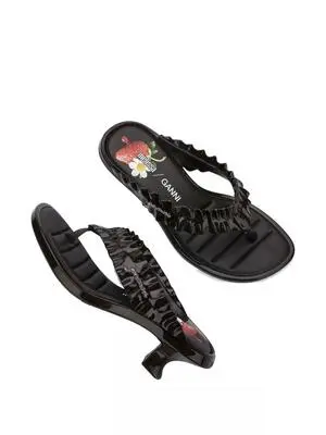 Melissa Ruffled Thong Sandals
