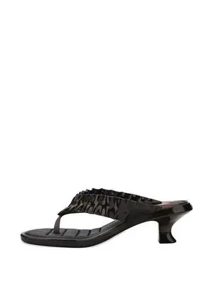 Melissa Ruffled Thong Sandals