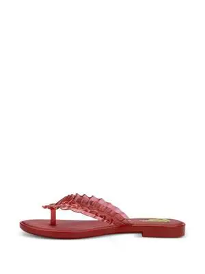Melissa X Ganni Ruffled Flip Flops