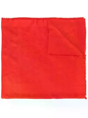 Shanghai Tang Bird Pattern Shawl - Red