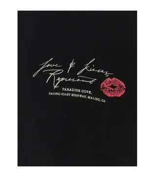 REPRESENT Love And Kisses Logo T-shirt - Black